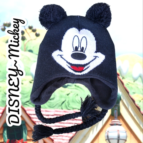 Disney | Accessories | Disney Mickey Knit Beanie Hat | Poshmark
